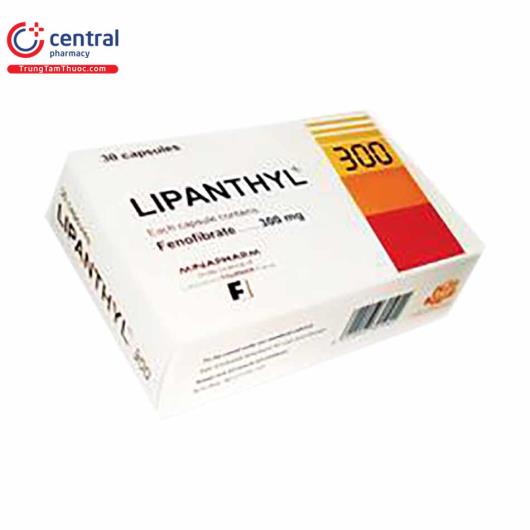 Thuốc Lipanthyl 300mg - Thuốc có tác dụng giảm cholesterol máu