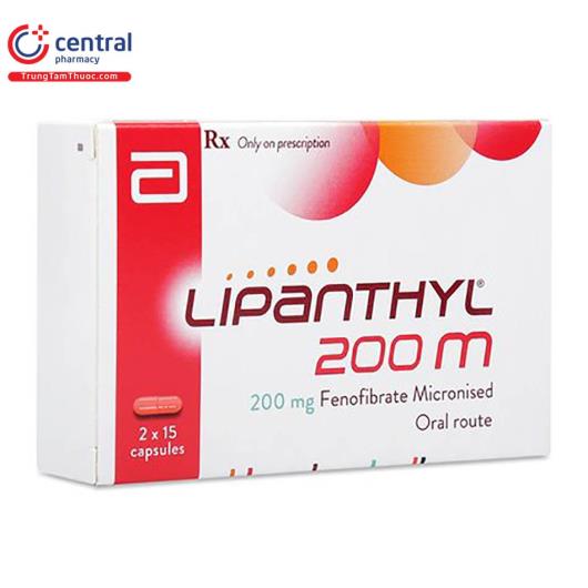 Thuốc Lipanthyl 200M - Thuốc có tác dụng giảm cholesterol máu