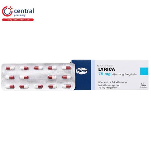[CHÍNH HÃNG] Thuốc Lyrica 75mg - điều trị động kinh hiệu quả của Đức