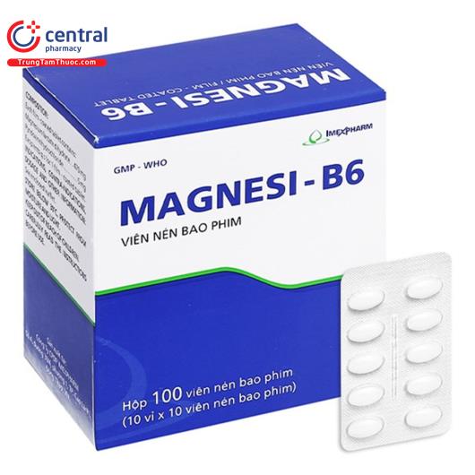 Thuốc Magnesi - B6 Imexpharm giúp bổ sung Magnesi đơn lẻ, phối hợp