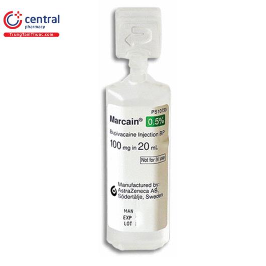 [CHÍNH HÃNG] Thuốc Marcain 0.5% gây tê tủy sống trong phẫu thuật