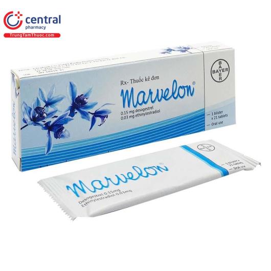 [CHÍNH HÃNG] Thuốc Marvelon (Hộp 21 viên) tránh thai an toàn