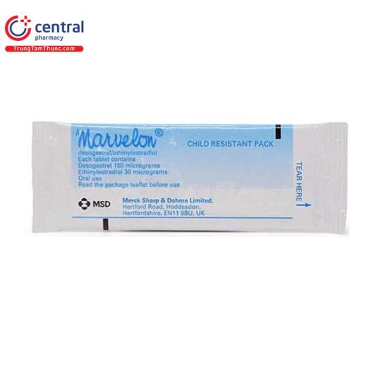 [CHÍNH HÃNG] Thuốc Marvelon (Hộp 21 viên) tránh thai an toàn