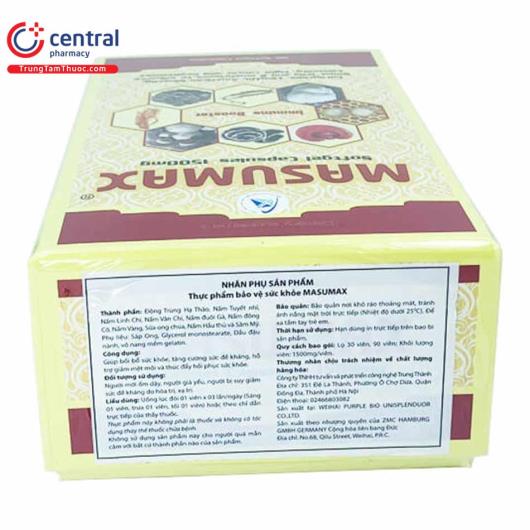 Thuốc Masumax - Hỗ trợ tăng cường miễn dịch, tăng sức đề kháng