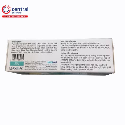 [CHÍNH HÃNG] Gel kháng khuẩn Wound Care Maxibac làm lành vết thương