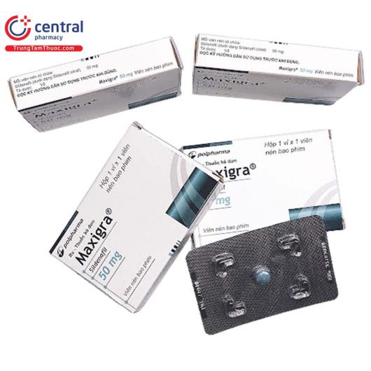[CHÍNH HÃNG] Thuốc Maxigra 50 mg- điều trị rối loạn cương dương