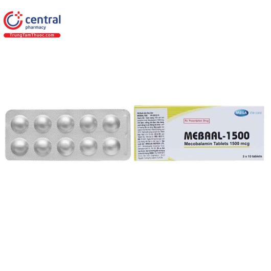 Thuốc Mebaal 1500: Tác dụng, chỉ định, tương tác thuốc