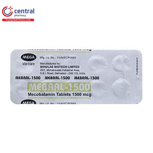 Thuốc Mebaal 1500: Tác dụng, chỉ định, tương tác thuốc
