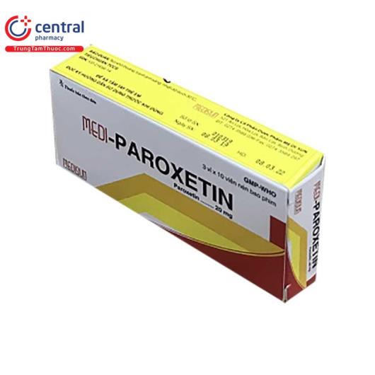 [CHÍNH HÃNG] Thuốc Medi-Paroxetin 20mg - điều trị trầm cảm