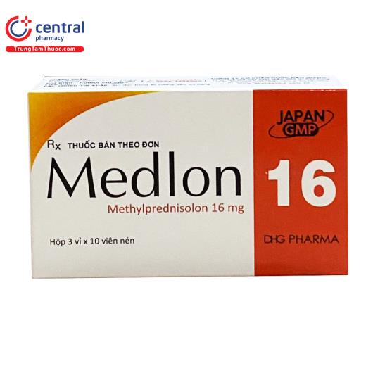 Thuốc Medlon 16: Tác dụng, liều dùng và tác dụng phụ