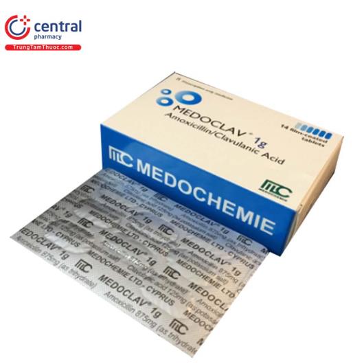 Thuốc Medoclav 1g: Chỉ định, liều dùng và lưu ý sử dụng