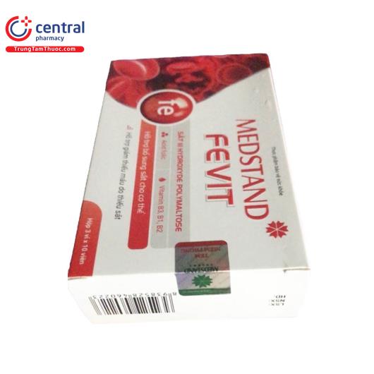 [CHÍNH HÃNG] Thuốc Medstand Fevit giúp bổ sung sắt và acid folic
