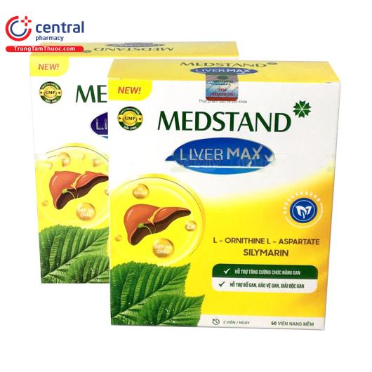 [CHÍNH HÃNG] Thuốc bổ gan, giải độc và bảo vệ gan Medstand Liver Max