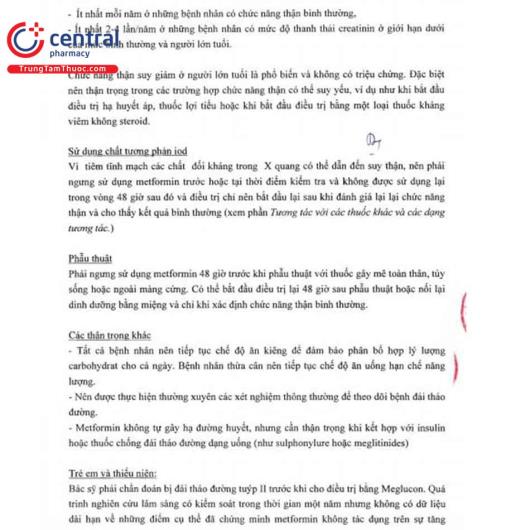 Thuốc Meglucon 850mg - Thuốc kiểm soát đường huyết hiệu quả