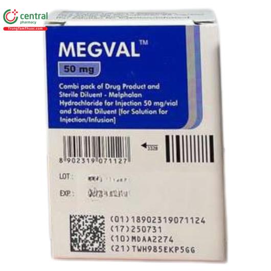 Thuốc Megval 50 mg - Điều trị đa u tủy xương đơn trị hoặc kết hợp