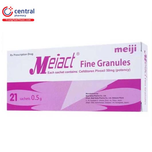 [CHÍNH HÃNG] Thuốc Meiact fine Granules 50mg điều trị nhiễm khuẩn
