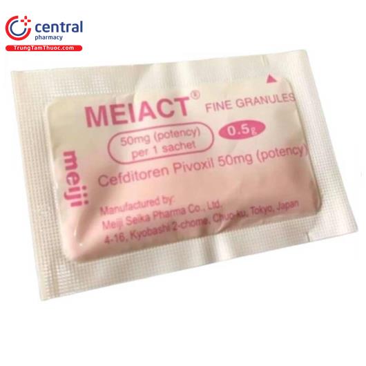 [CHÍNH HÃNG] Thuốc Meiact fine Granules 50mg điều trị nhiễm khuẩn