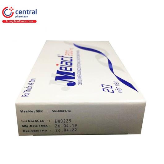 Thuốc Meiact 200mg: Tác dụng - Chỉ định, Liều dùng