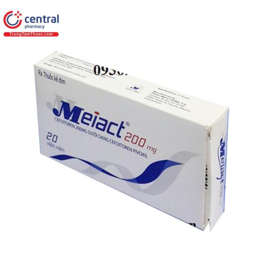 Thuốc Meiact 200mg: Tác dụng - Chỉ định, Liều dùng