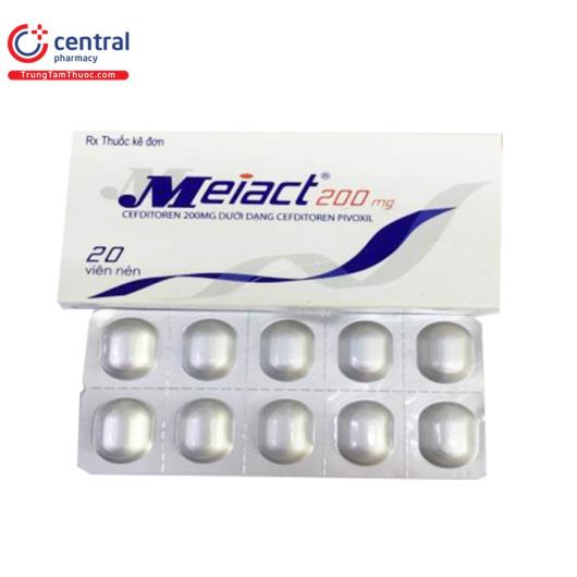 Thuốc Meiact 200mg: Tác dụng - Chỉ định, Liều dùng