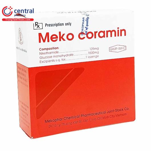 [CHÍNH HÃNG] Thuốc ngậm Meko coramin điều trị suy hô hấp, tuần hoàn