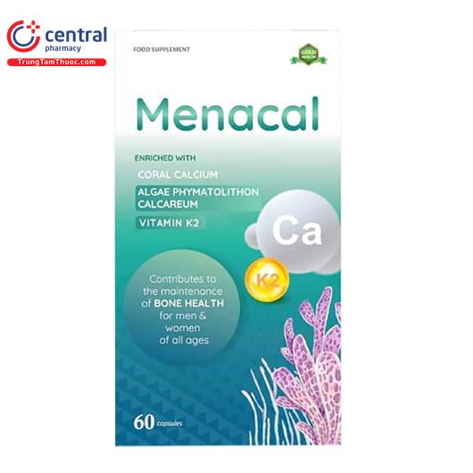 [CHÍNH HÃNG] Thuốc Menacal bổ sung calci cho thai kỳ khỏe mạnh