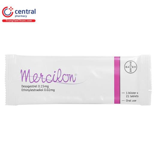 Thuốc Mercilon Bayer hỗ trợ phòng tránh thai hằng ngày của nữ giới