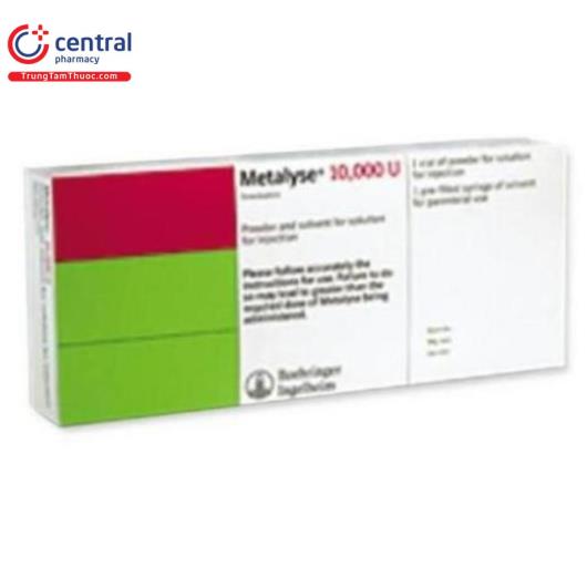 Thuốc tiêm Metalyse 10.000 IU - giúp tiêu sợi huyết ở bệnh đột quỵ