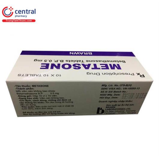 Thuốc Metasone 0.5 mg: Sử dụng sao cho hiệu quả và an toàn