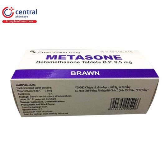Thuốc Metasone 0.5 mg: Sử dụng sao cho hiệu quả và an toàn