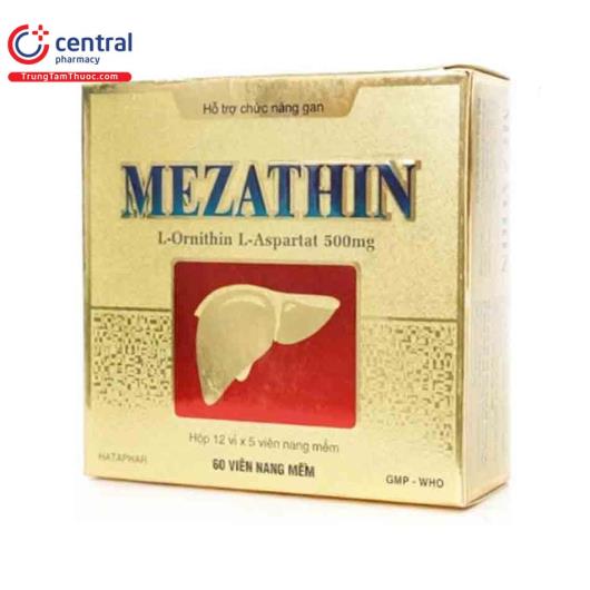 [CHÍNH HÃNG] Thuốc Mezathin - Thuốc bảo vệ tế bào gan hiệu quả