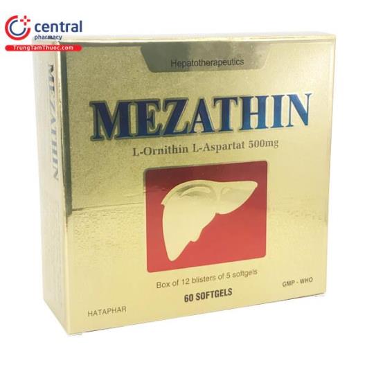 [CHÍNH HÃNG] Thuốc Mezathin - Thuốc bảo vệ tế bào gan hiệu quả