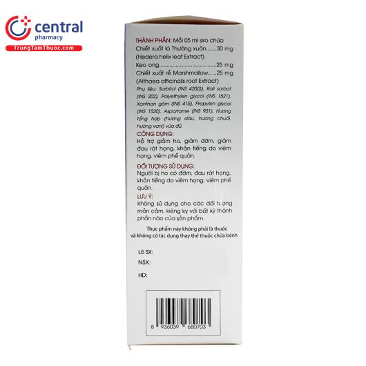 [CHÍNH HÃNG] Thuốc ho Methorphan Bee giảm ho giảm đờm hiệu quả