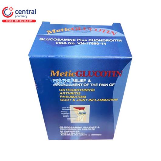 Thuốc Metic Glucotin - Giảm triệu chứng các bệnh xương khớp