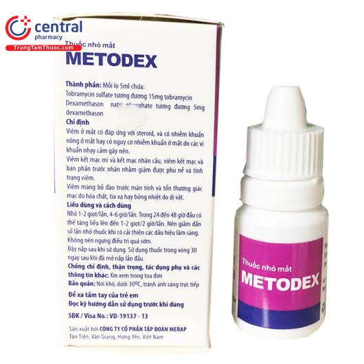 [CHÍNH HÃNG] Thuốc nhỏ mắt Metodex Merap 5ml điều trị viêm mắt