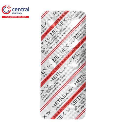 [CHÍNH HÃNG] Thuốc Metrex 2,5mg - Thuốc điều trị ung thư