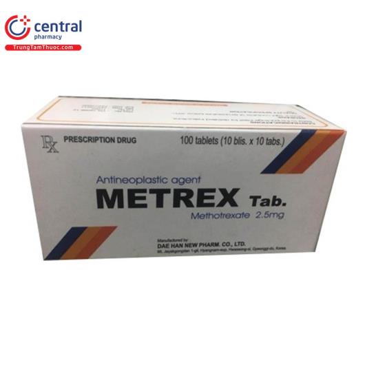 [CHÍNH HÃNG] Thuốc Metrex 2,5mg - Thuốc điều trị ung thư