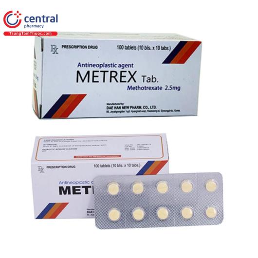 [CHÍNH HÃNG] Thuốc Metrex 2,5mg - Thuốc điều trị ung thư