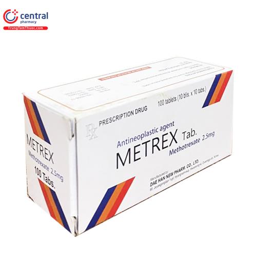 [CHÍNH HÃNG] Thuốc Metrex 2,5mg - Thuốc điều trị ung thư