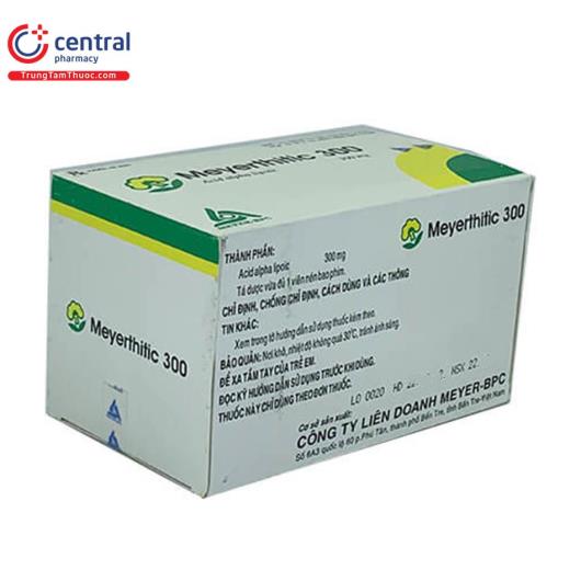 Thuốc Meyerthitic 300: tác dụng, cách dùng và liều dùng