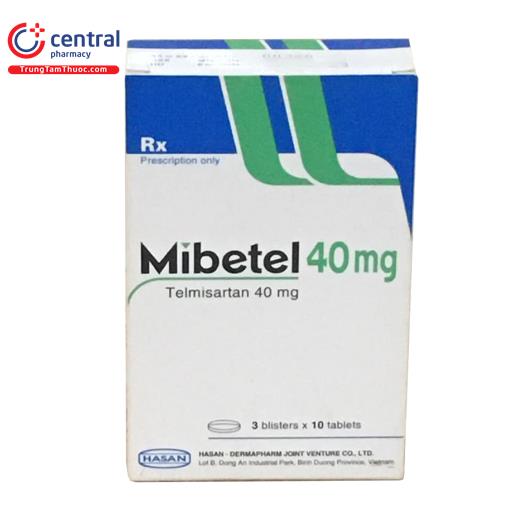 [CHÍNH HÃNG] Thuốc Mibetel 40mg - thuốc điều trị tăng huyết áp