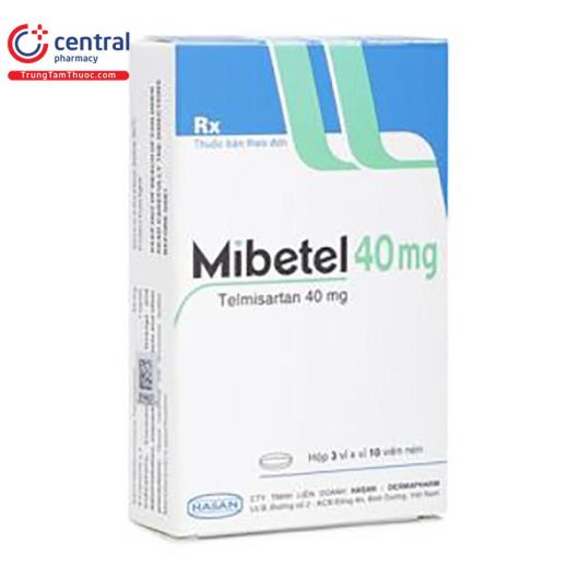 [CHÍNH HÃNG] Thuốc Mibetel 40mg - thuốc điều trị tăng huyết áp