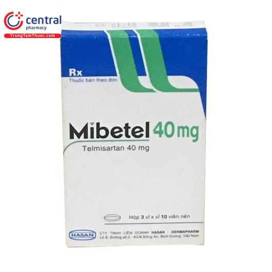 [CHÍNH HÃNG] Thuốc Mibetel 40mg - thuốc điều trị tăng huyết áp