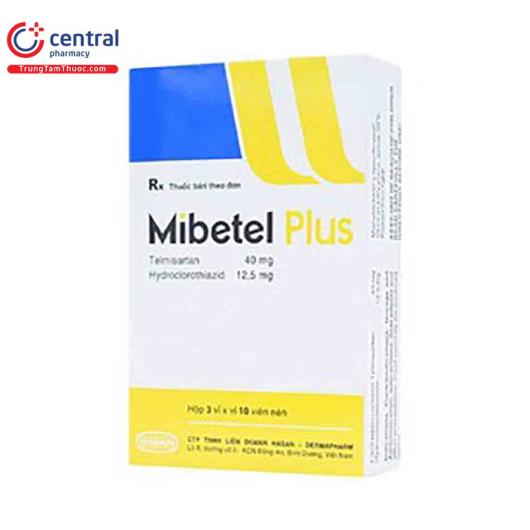 Thuốc Mibetel plus - Thuốc điều trị tăng huyết áp vô căn