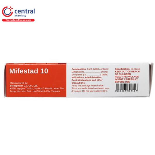 [CHÍNH HÃNG] Thuốc Mifestad 10 - thuốc tránh thai khẩn cấp