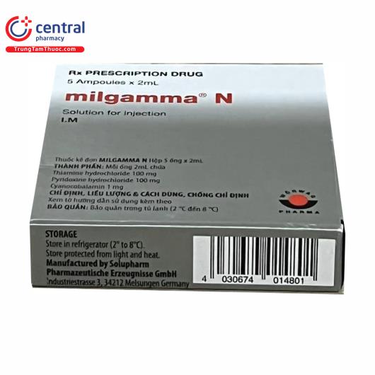 [CHÍNH HÃNG] Thuốc Milgamma N điều trị viêm đa dây thần kinh