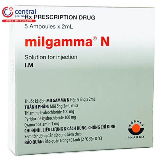 [CHÍNH HÃNG] Thuốc Milgamma N điều trị viêm đa dây thần kinh