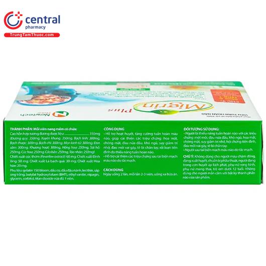 [CHÍNH HÃNG] Thuốc Migrin Plus hỗ trợ cải thiện tuần hoàn não