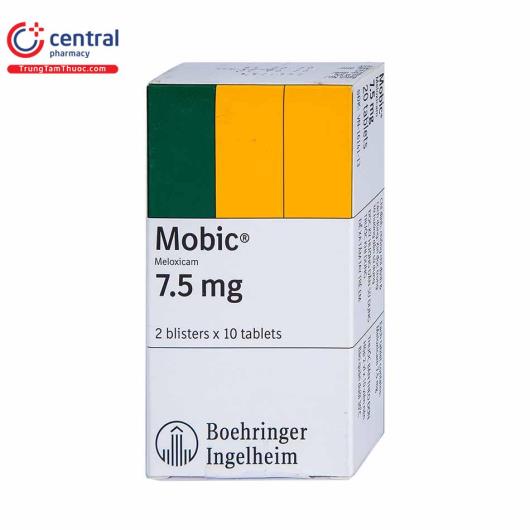 [CHÍNH HÃNG] Thuốc Mobic 7,5mg - trị viêm đau xương khớp