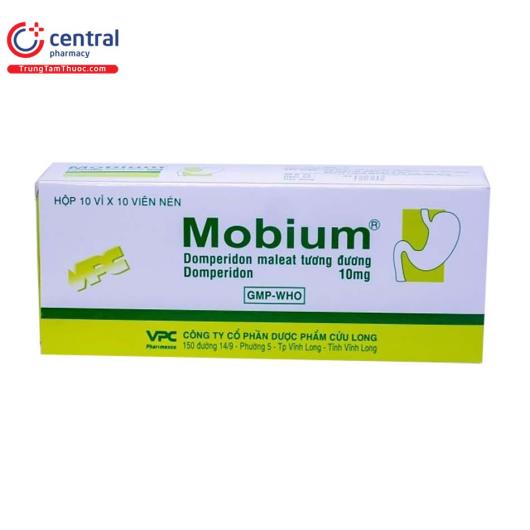 Thuốc Mobium giúp giảm các triệu chứng đầy bụng khó tiêu